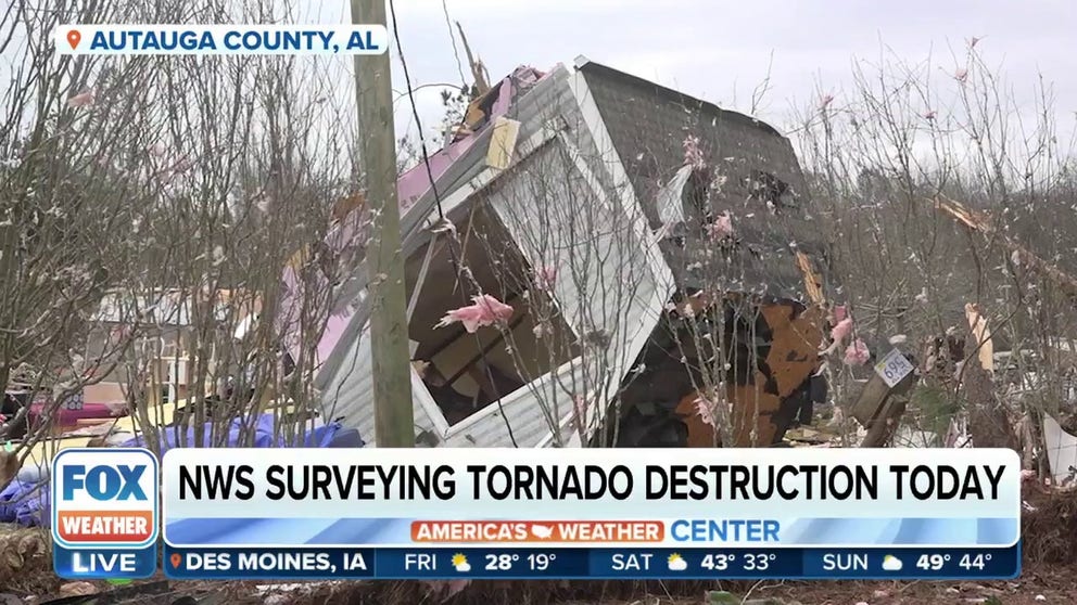 Tornado leaves trail of damage in Selma, Alabama | Latest Weather Clips ...