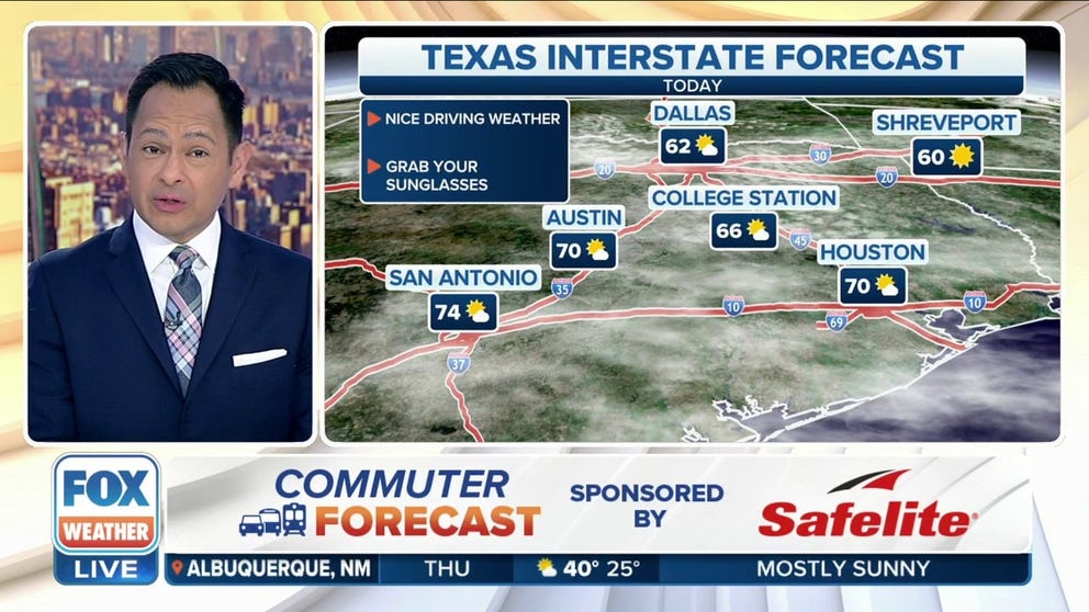 FOX Weather commuter forecast: How travel conditions look across the U ...