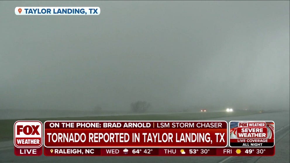 Storm chaser intercepts tornado in Texas: ‘It was extremely strong ...