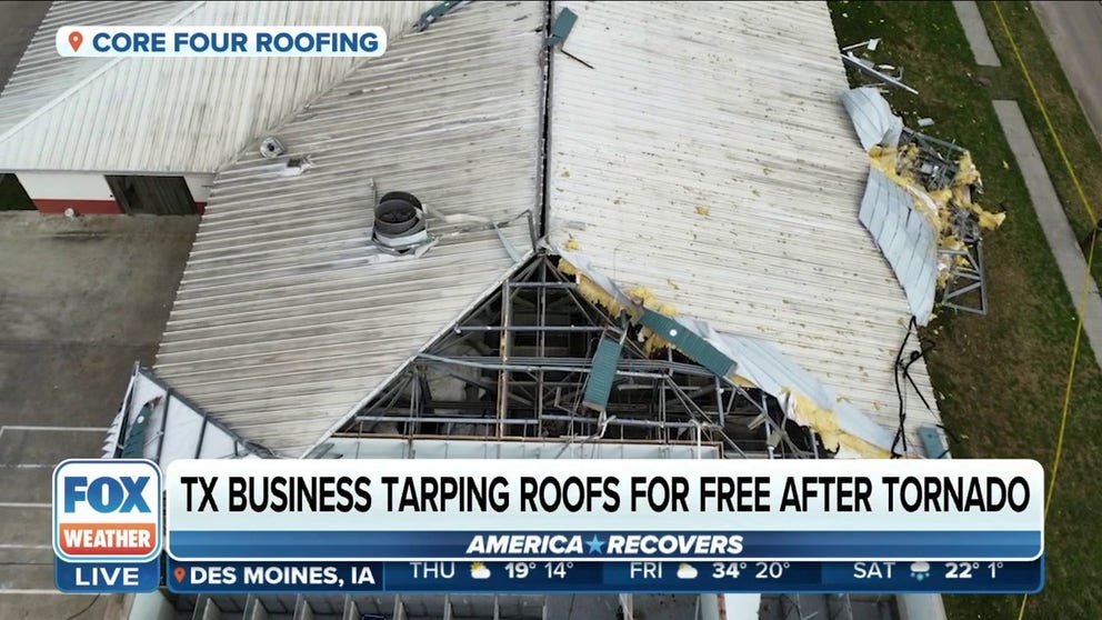 Roofing company helps Texas communities rebuild from tornado | Latest ...