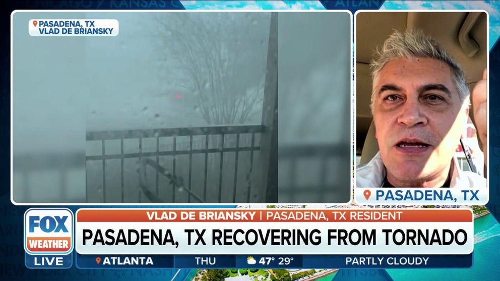Pasadena, TX resident recounts tornado: 'That was pretty scary ...