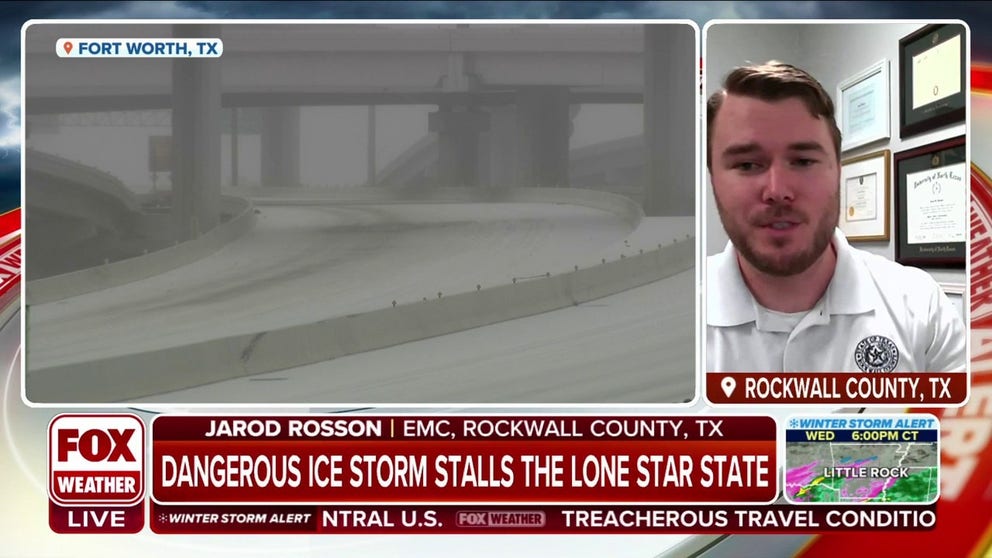 Rockwall County, TX monitoring roads for more ice during winter storm ...