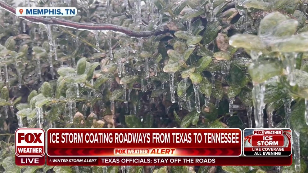 Tennessee roads coated with ice, freezing rain continues | Latest ...