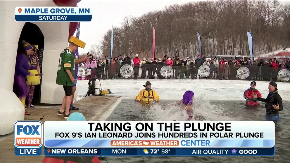 FOX 9 Meteorologist Ian Leonard participates in polar plunge | Latest ...