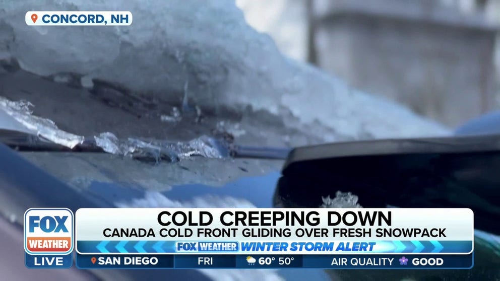 Bitter cold invades Northeast after snowstorm | Latest Weather Clips ...