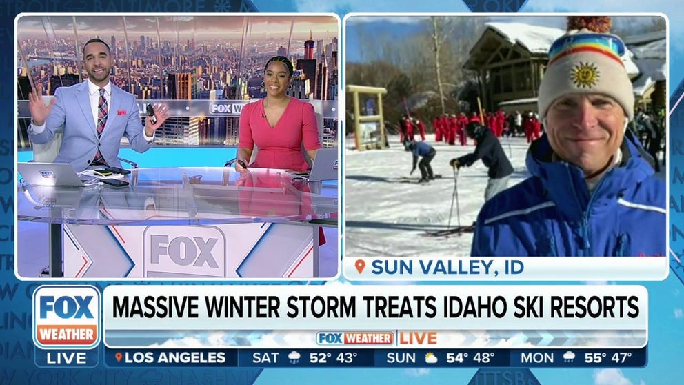 Massive winter storm treats Idaho ski resorts | Latest Weather Clips ...
