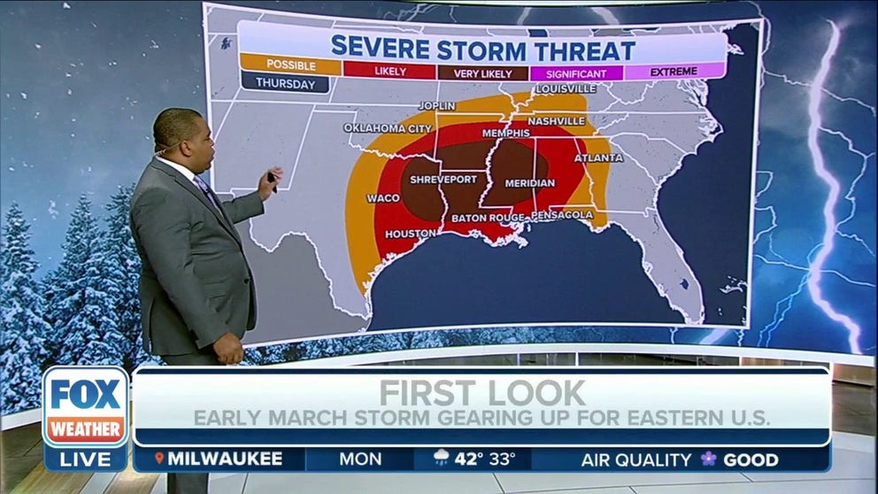 Early March storm to bring impactful snow, possible severe weather ...