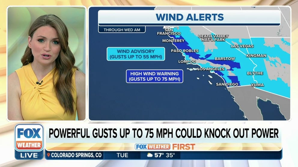 California could see wind gusts as high as 80 mph from storm | Latest ...