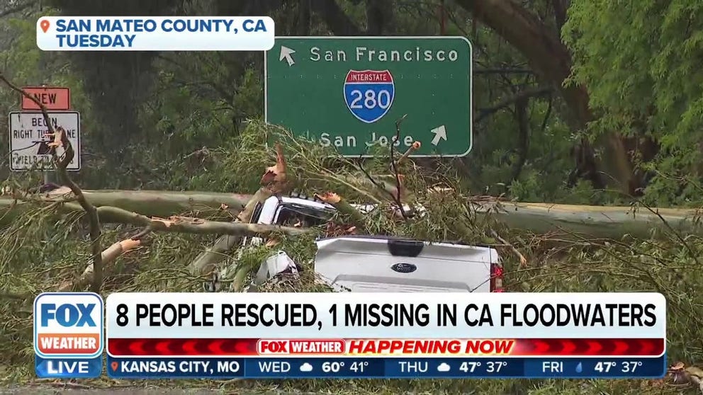 Powerful bomb cyclone pummeling CA as more heavy rain, damaging winds ...