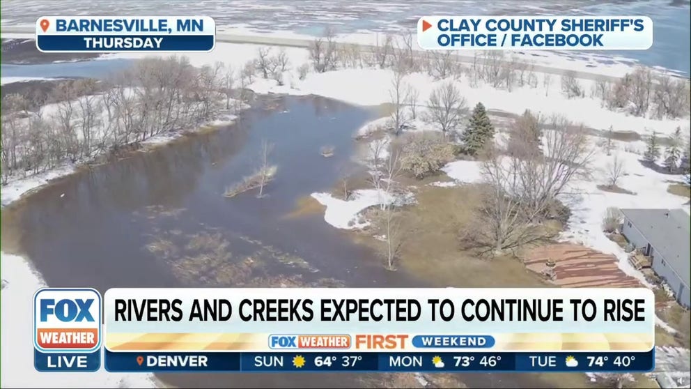 Flooding threat increases along the northern tier with spring snowmelt ...