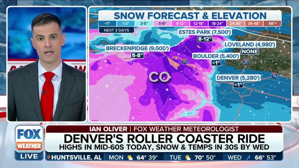 Late-April snowstorm targets the Rockies | Latest Weather Clips | FOX ...