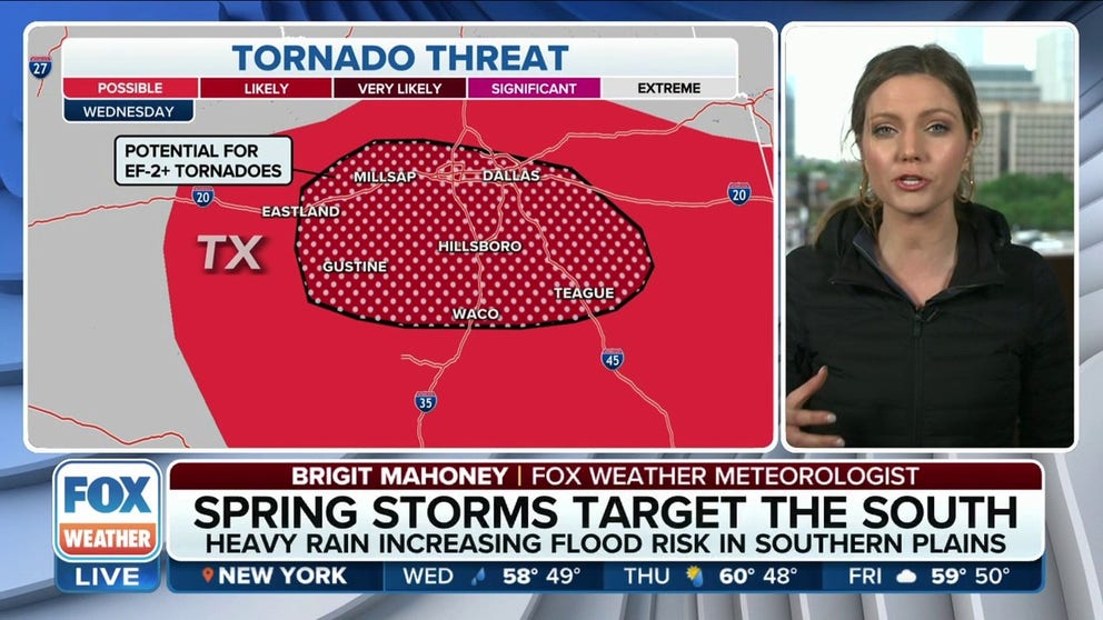 Severe storms ramp up in Texas, potential for tornadoes and large hail ...