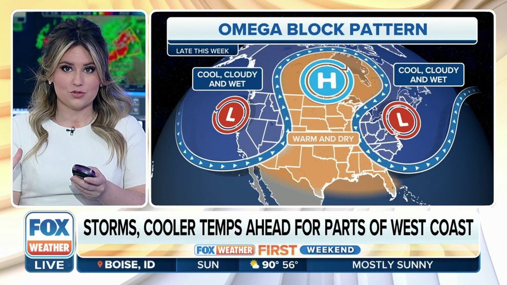 'Omega block' to dominate country's weather pattern in the week ahead ...