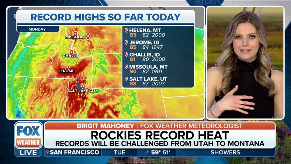 Record heat for interior West to begin month of May | Latest Weather ...