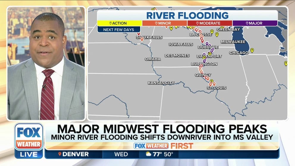 Snowmelt causes flooding concerns along rivers | Latest Weather Clips ...