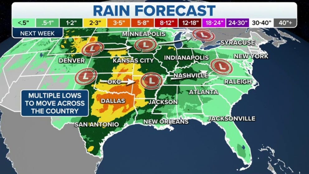 Widespread rain expected across US next week | Latest Weather Clips ...