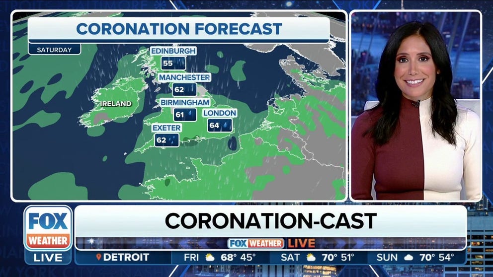 Rain expected for King Charles' coronation | Latest Weather Clips | FOX ...