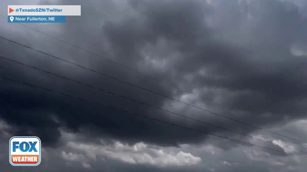 Ominous clouds near Fullerton, Nebraska | Latest Weather Clips | FOX ...