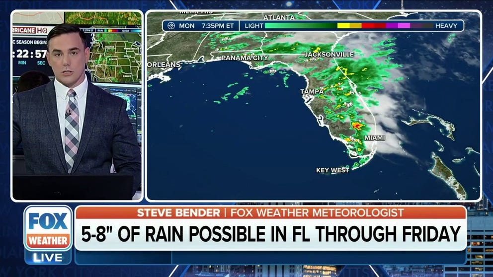 Early season soaking for the Sunshine State | Latest Weather Clips ...