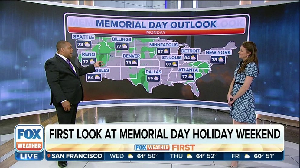 First look at Memorial Day holiday weekend forecast | Latest Weather ...