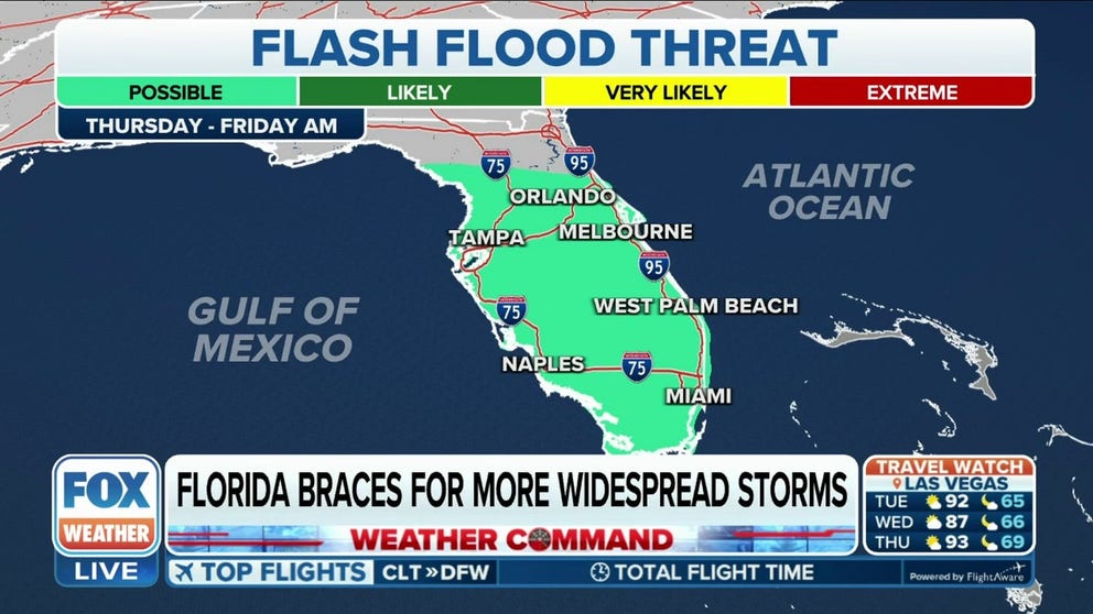 Florida braces for more widespread thunderstorms, heavy rain this week ...