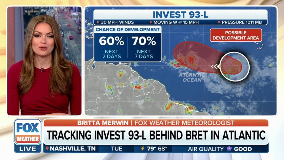 Atlantic Invest 93L expected to become tropical depression later this ...