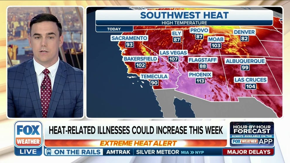 Summer heat builds in the West with dangerously hot temperatures in ...