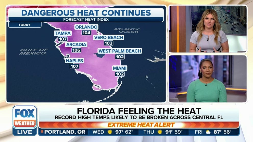 Another very hot and humid day in Florida prompts renewed Heat ...