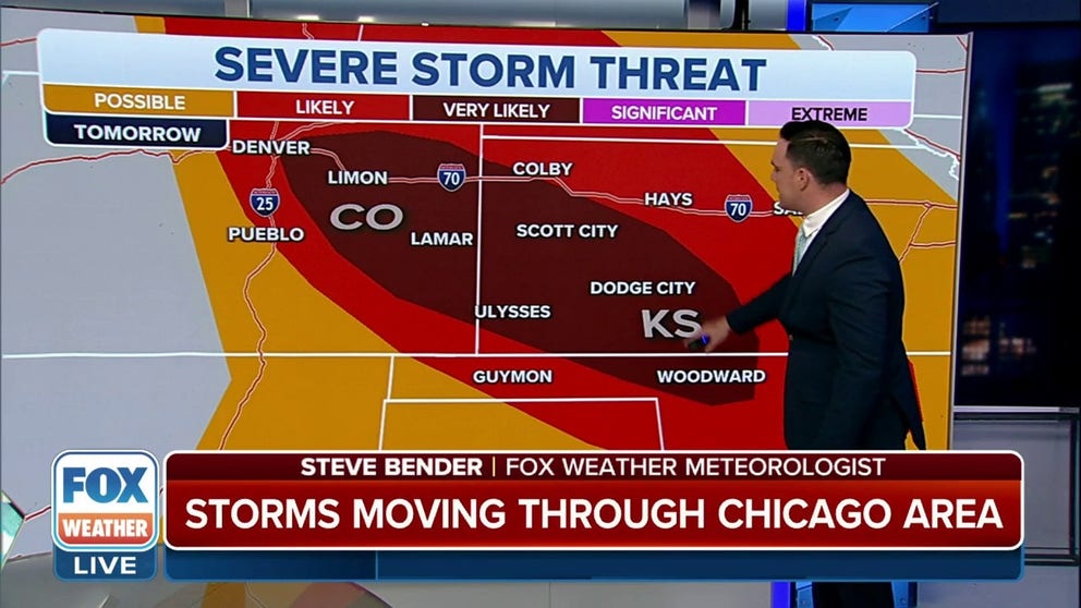 Storms to target Plains, Colorado on Thursday | Latest Weather Clips ...
