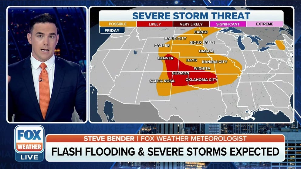 Storm threat across central US continues into weekend | Latest Weather ...