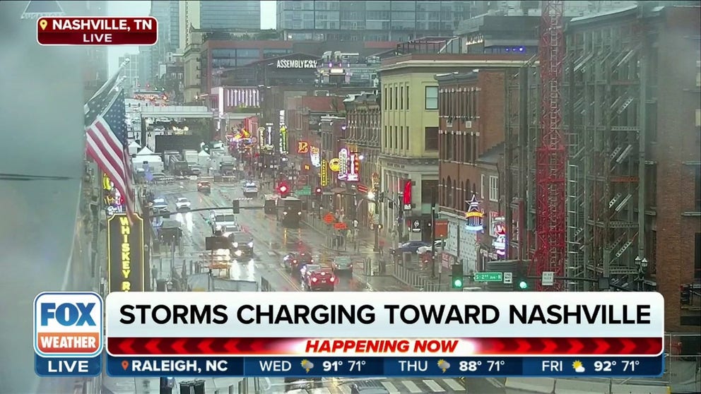 Storms rolling into Tennessee Valley potentially bringing flooding rain ...