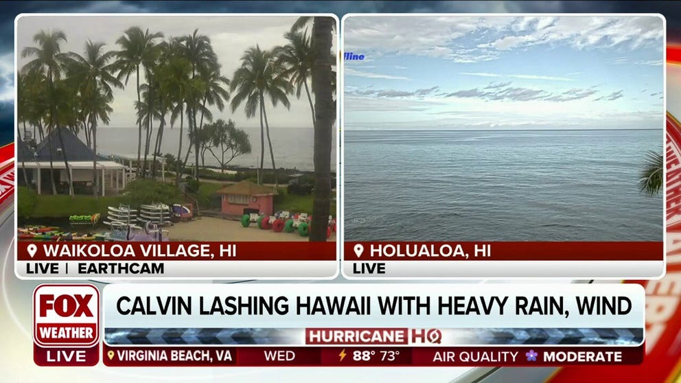 Tropical Storm Calvin passing south of Hawaii's Big Island | Latest ...