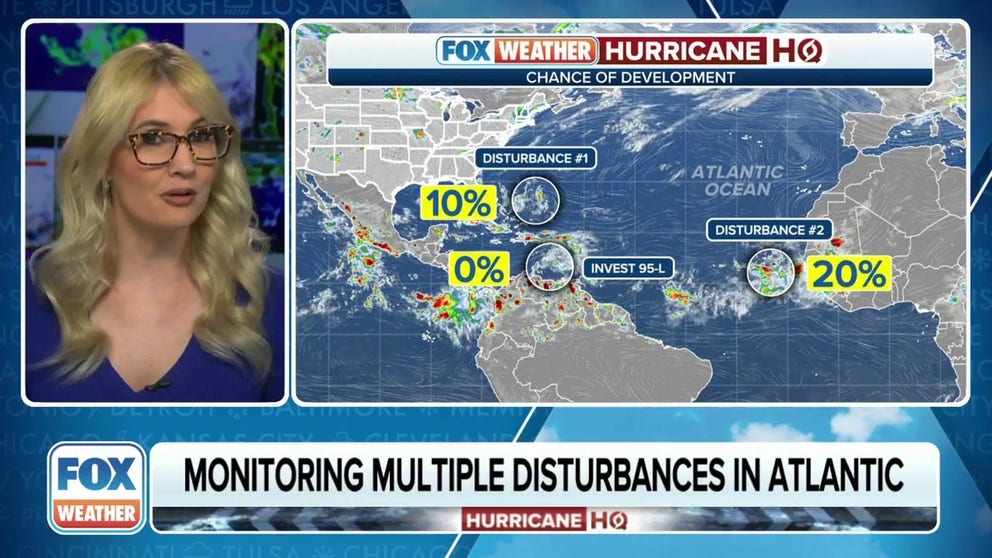 Tracking multiple disturbances across the Atlantic basin | Latest ...