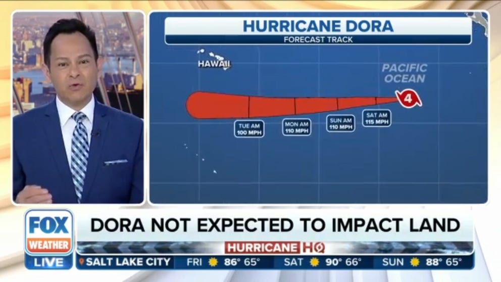 Hurricane Dora gains power in eastern Pacific | Latest Weather Clips ...