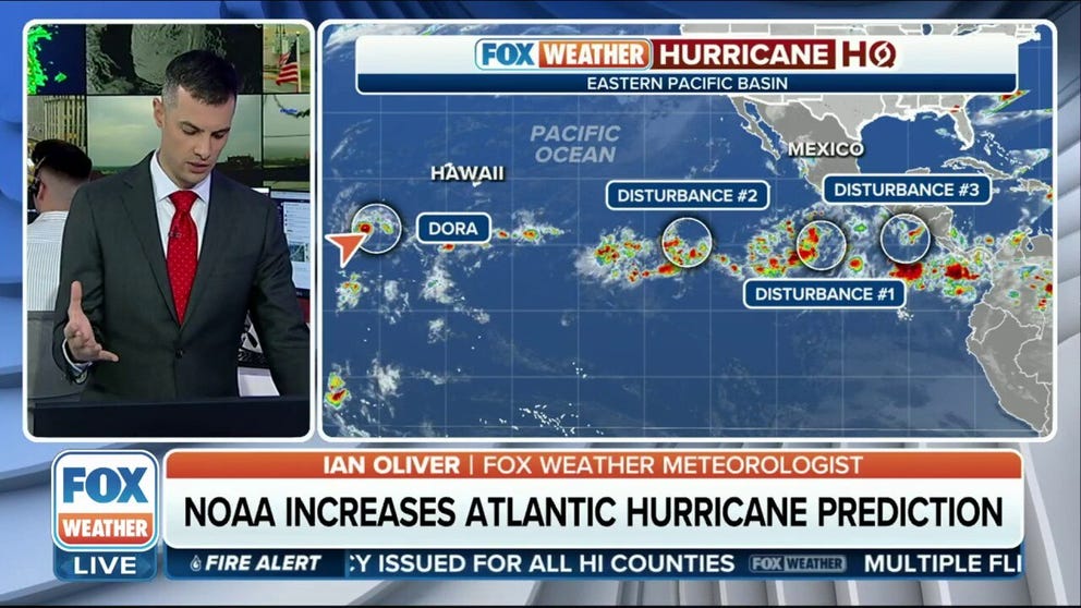 Hurricane Dora roars as Pacific gets more active | Latest Weather Clips ...