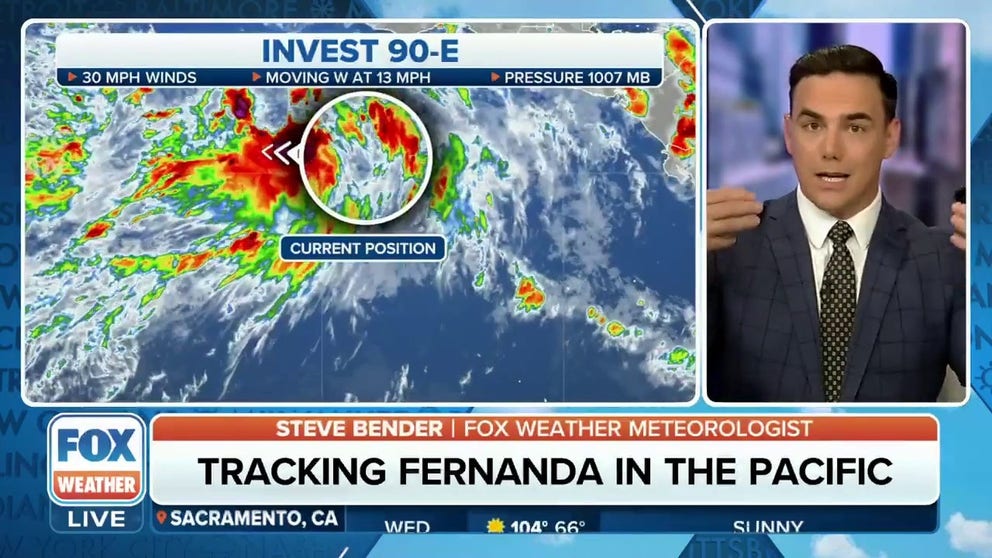 Pacific active with Tropical Storm Greg, Hurricane Fernanda and Invest ...