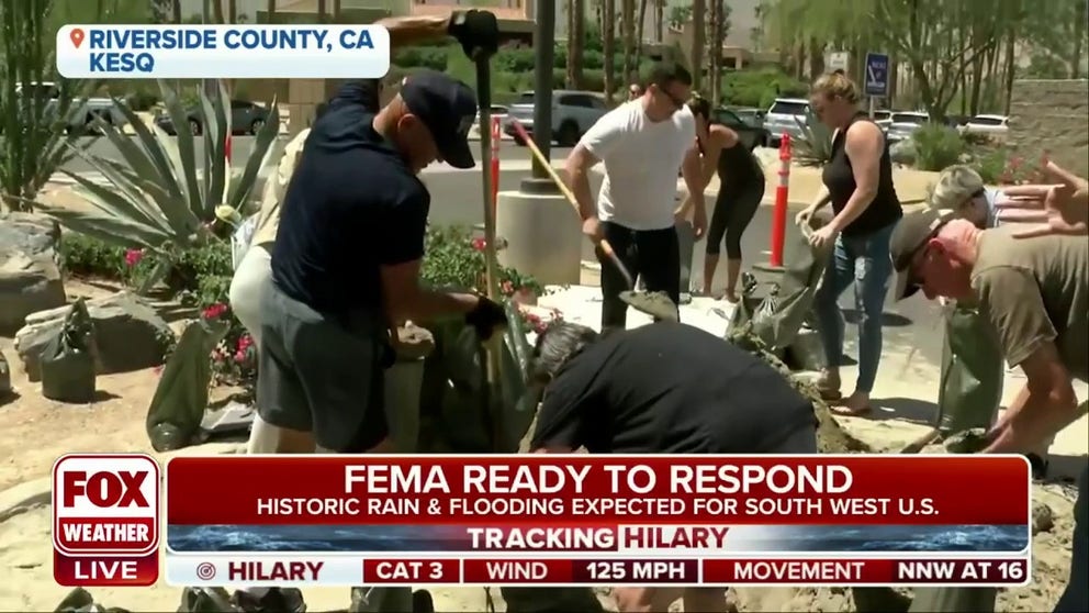 FEMA ready to respond as Hilary's historic rain, flooding expected for ...