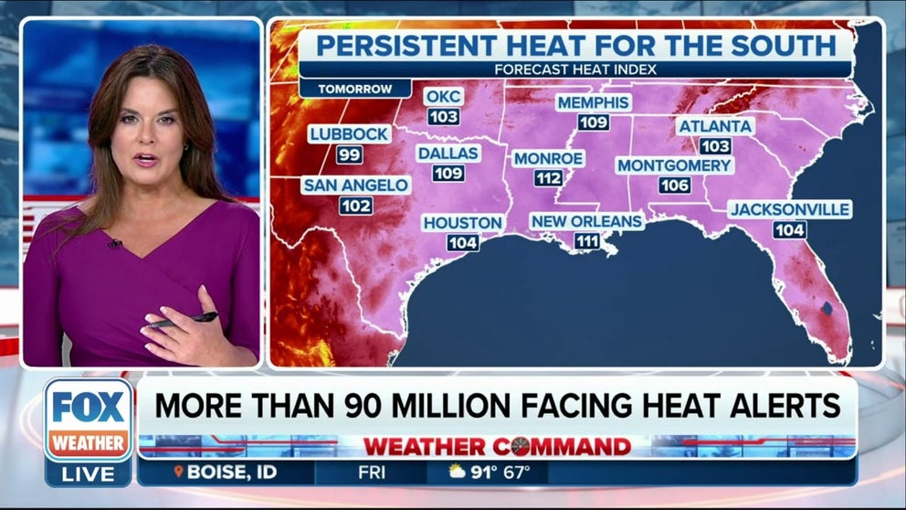 More than 90 million facing heat alerts as heat wave continues for ...