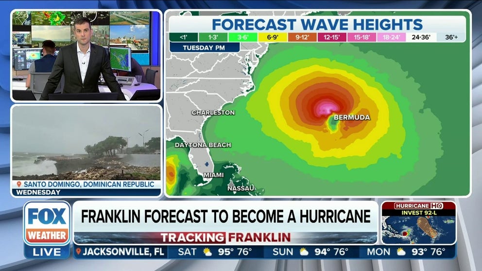 Tracking Tropical Storm Franklin | Latest Weather Clips | FOX Weather
