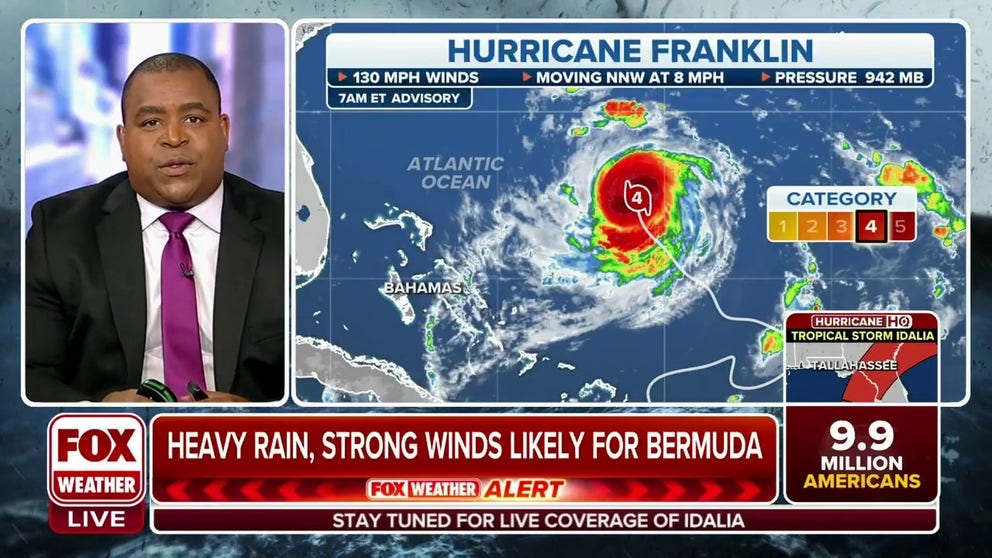 Franklin intensifies into category 4 hurricane | Latest Weather Clips ...