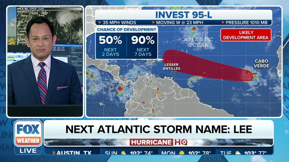 Invest 95L could become Lee in a matter of days | Latest Weather Clips ...