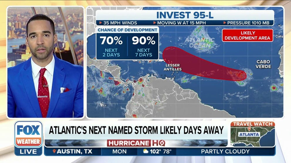 Chances of development for Invest 95L increase | Latest Weather Clips ...