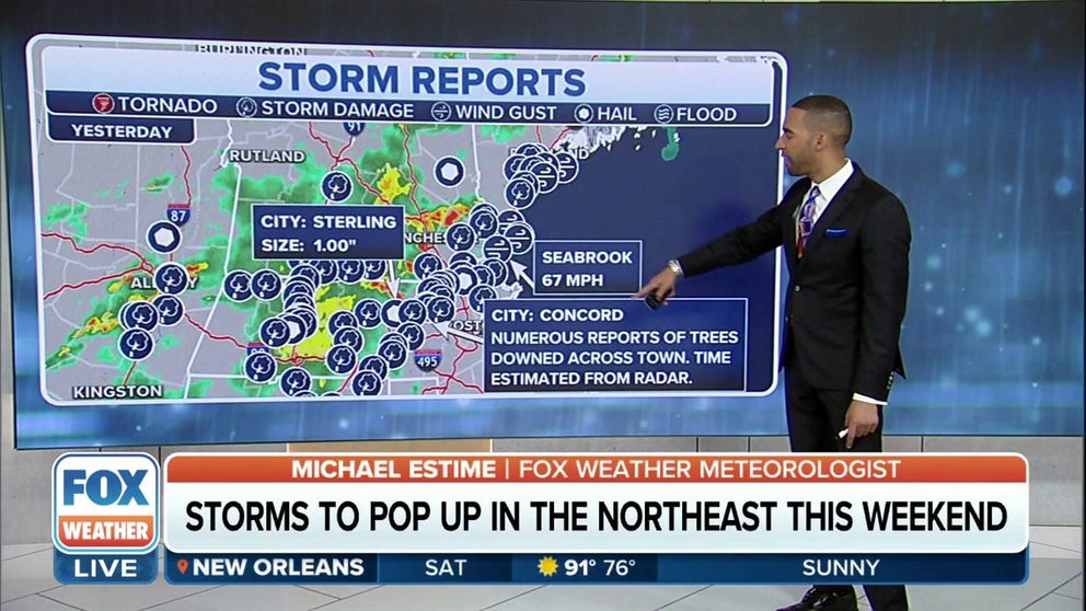 Stormy weekend ahead in the mid-Atlantic and Northeast | Latest Weather ...