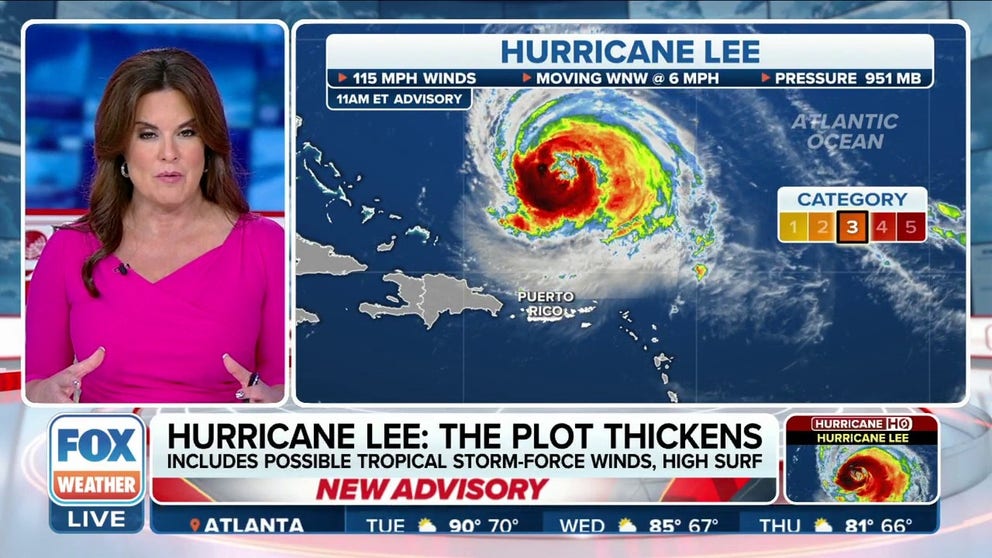 Tropical Storm Watch issued for Bermuda as Hurricane Lee takes aim at ...