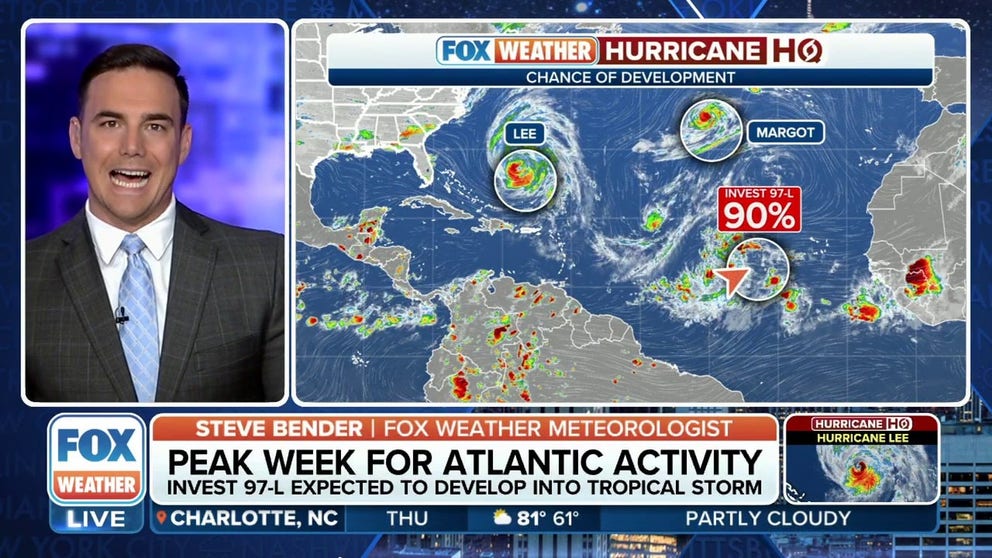 Invest 97L expected to develop into tropical storm | Latest Weather ...