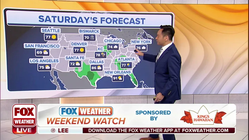 FOX Weather Weekend Watch forecast | Latest Weather Clips | FOX Weather