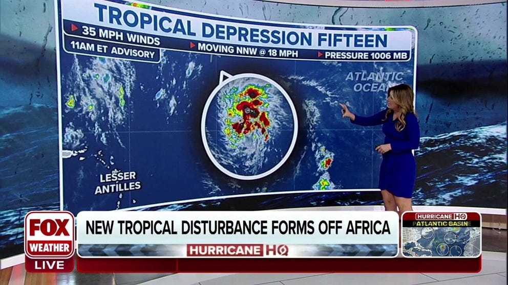 Tropical Depression Fifteen should soon become Nigel | Latest Weather ...