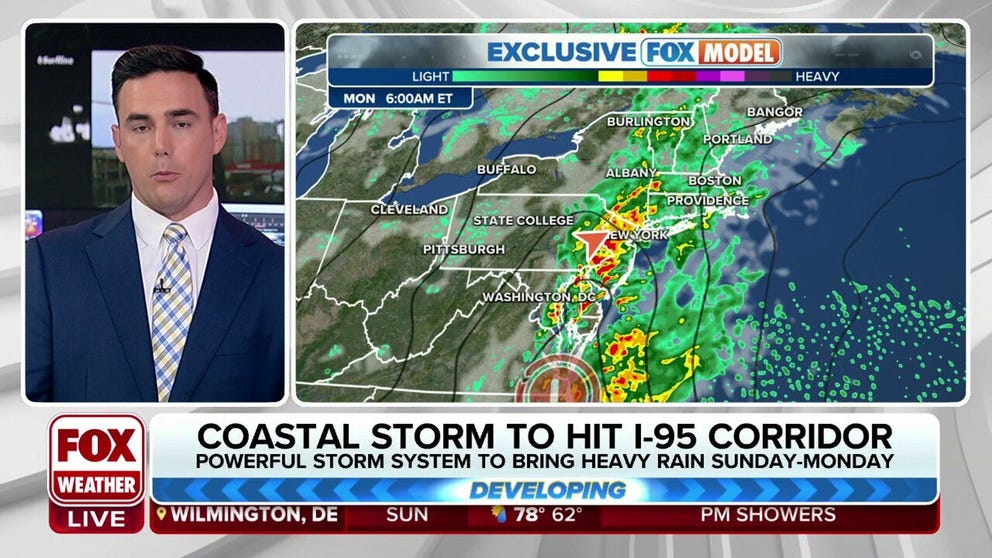 Developing storm system is expected to drop heavy rainfall behind Lee ...