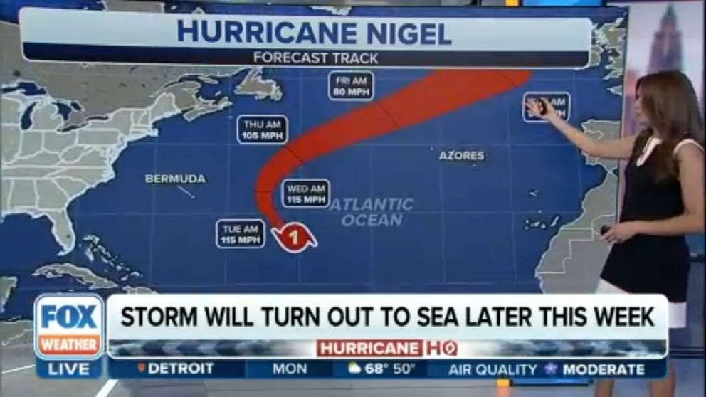 Hurricane Nigel to rapidly intensify in Atlantic while forecasters keep ...