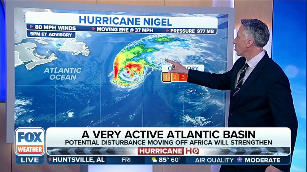 Hurricane Nigel, Invest 90-L churn in Atlantic Basin | Latest Weather ...